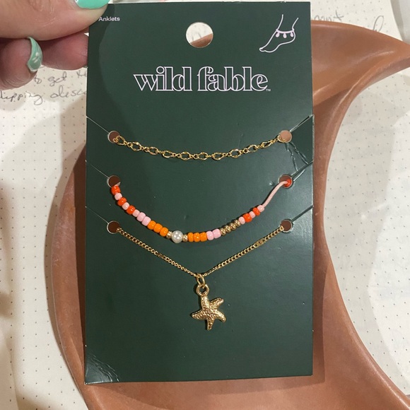 wild fable | Accessories | Wild Fable Gold And Pink Jewelry Set With ...